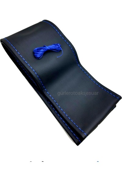 Ford Courier Dikmeli Direksiyon Kılıfı Soft Mavi Ipli(38×10.5cm) Ford Courier Dikmeli Direksiyon Kılıfı Soft Mavi Ipli(38×10.5cm)