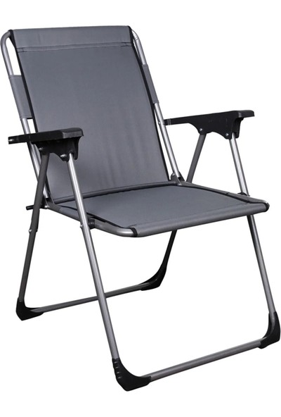 Flora Nature Katlanır Kamp Sandalyesi (Gri)