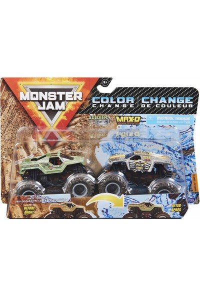 Spin Master Monster Jam 1:64 Ikili Araba Seti - Soldier Fortune Vs Max-D Spin Master Monster Jam 1:64 Ikili Araba Seti - Soldier Fortune Vs Max-D