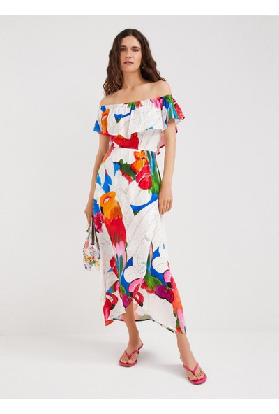 Desigual Elbise, M, Beyaz