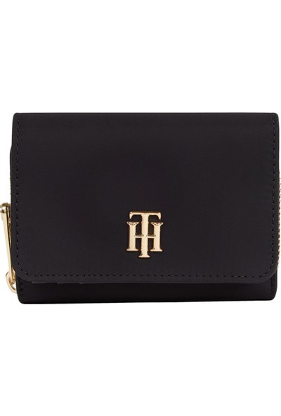 Tommy Hilfiger Siyah Kadın Cüzdan AW0AW12401BDS