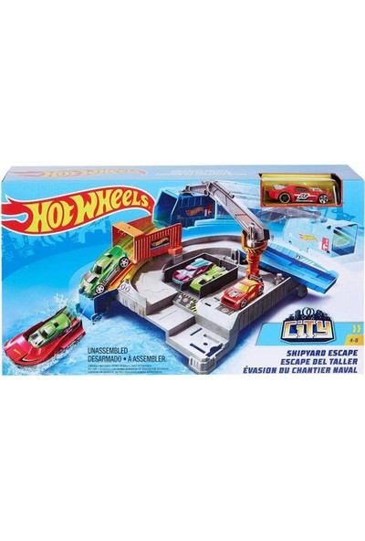 Hot Wheels Tersaneden Kaçış Oyun Seti Hot Wheels Tersaneden Kaçış Oyun Seti