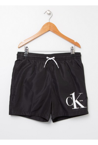 Calvin Klein Siyah Erkek Çocuk Şort Mayo KV0KV00002BEH