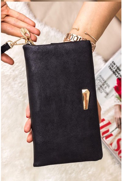 Lal Shoes & Bags Smıle Nubuk Bayan Cüzdan