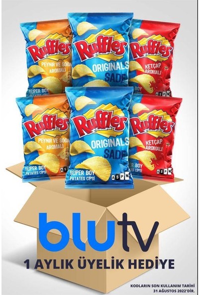 Ruffles Cips Paketi(Blu Tv Hediyeli) Ruffles Cips Paketi(Blu Tv Hediyeli)