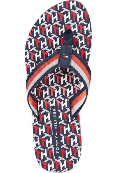 Tommy Hılfıger Th Monogram Plaj Terliği Tommy Hılfıger Th Monogram Plaj Terliği