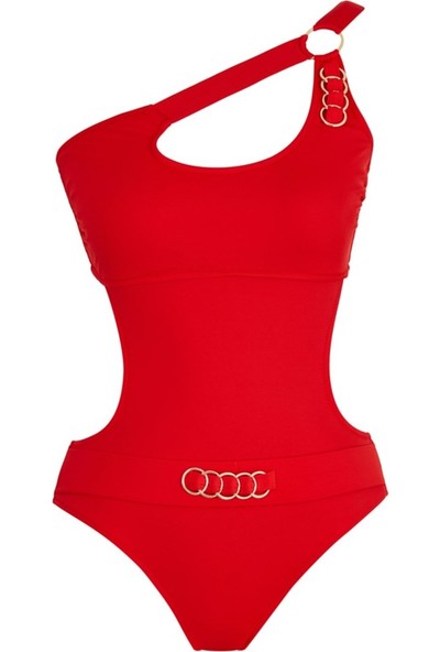 Sailor Moda Saılors Tek Omuz Aksesuarlı Mayokini Slr 312