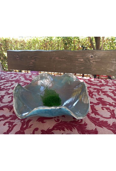 Seramik El Yapımı Büyük Servis Tabak Seramik El Yapımı Büyük Servis Tabak