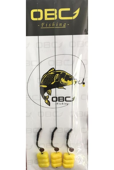 Trakav Sazan Rig Takımı Pop Up Yüzen Mısırlı 3 Adet Trakav Sazan Rig Takımı Pop Up Yüzen Mısırlı 3 Adet