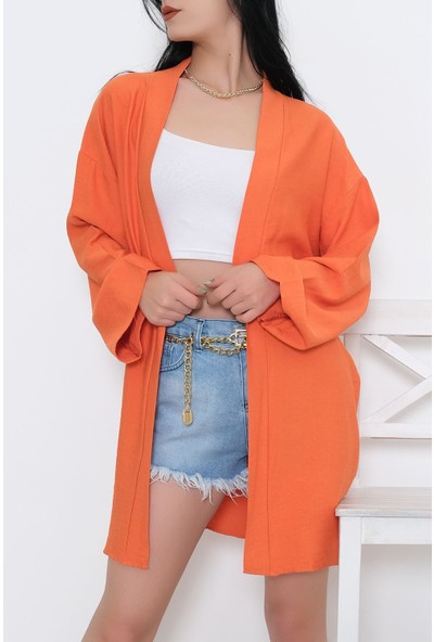 Bigwos Salaş Kesim Kimono Turuncu1 - 315.1247. Bigwos Salaş Kesim Kimono Turuncu1 - 315.1247.