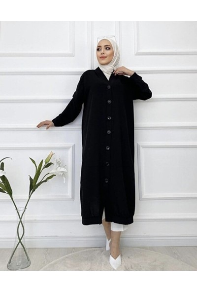 Lovie Boydan Düğmeli Uzun Hırka Lovie Boydan Düğmeli Uzun Hırka