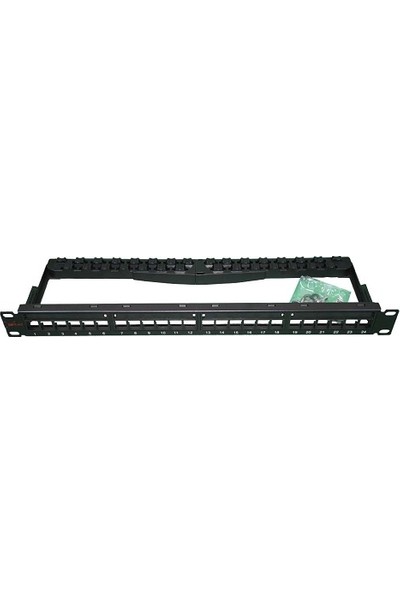 Erat EDP-C6UTP-024 Cat6 Utp Modüler 24 Port Boş Patch Panel Erat EDP-C6UTP-024 Cat6 Utp Modüler 24 Port Boş Patch Panel