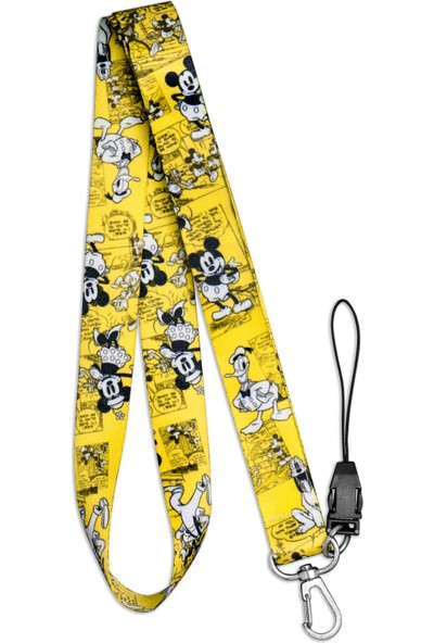Apptakı Mickey Mouse ve Arkadaşları Yaka Kartı Boyun Askı İpi Telefon Askı İpi - ASK0234 Apptakı Mickey Mouse ve Arkadaşları Yaka Kartı Boyun Askı İpi Telefon Askı İpi - ASK0234