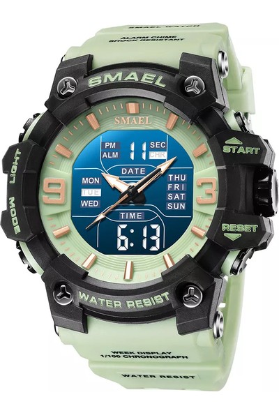Smael 8049 Analogdijital Kol Saati