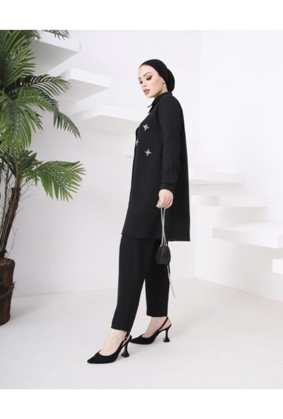 Brm Giyim Ayrobin Takım Taş Detaylı
