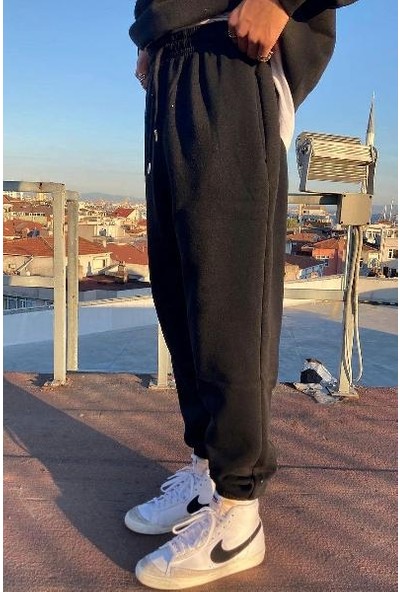 GLR Wear Oversize Siyah Eşofmanaltı
