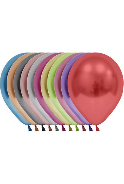 Benim Marifetlerim Karışık Renk Parlak Krom Balon 12 Inch 5 Adet Benim Marifetlerim Karışık Renk Parlak Krom Balon 12 Inch 5 Adet