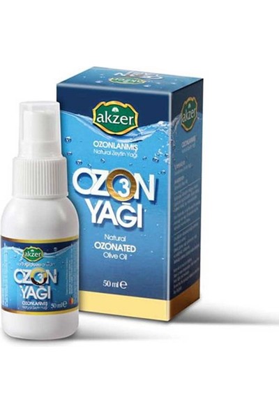 Akzer Ozonlanmış Zeytinyağı 50 ml