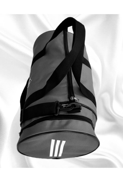 Sev Bags 600 Denye Çizgili Silindir Spor Çantası