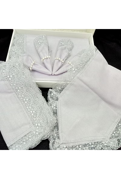 Çapa 26 Parça Masa Örtüsü Takımı Çapa 26 Parça Masa Örtüsü Takımı