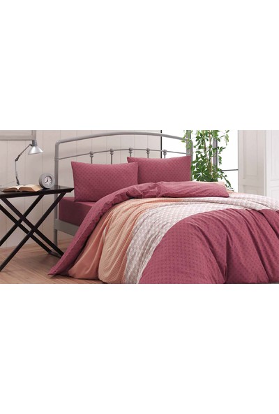 Asya Çeyiz Dükkanı Firanza Çift Kişilik 4 Parça Pamuklu Günlük & Çeyizlik Nevresim Takımı