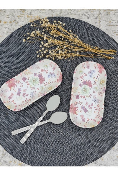 NOYAN16 cm Bahar Serisikayık Tabak 2 Adet