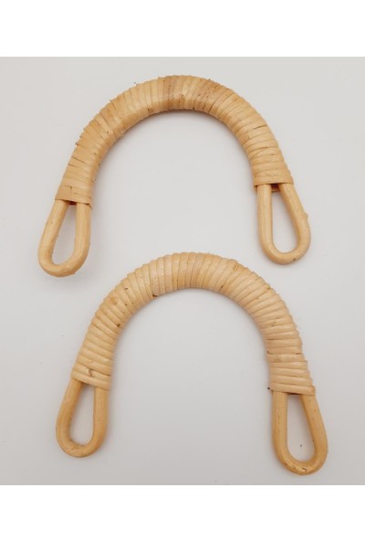 Angel Çanta Aksesuar Gerçek Bambu Çanta Sapı 14 cm Doğal Renk Angel Çanta Aksesuar Gerçek Bambu Çanta Sapı 14 cm Doğal Renk