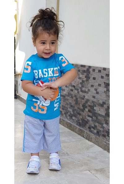 Mtl Baskılı Kaprili Çocuk Alt Üst Takım Turkuaz Mtl Baskılı Kaprili Çocuk Alt Üst Takım Turkuaz