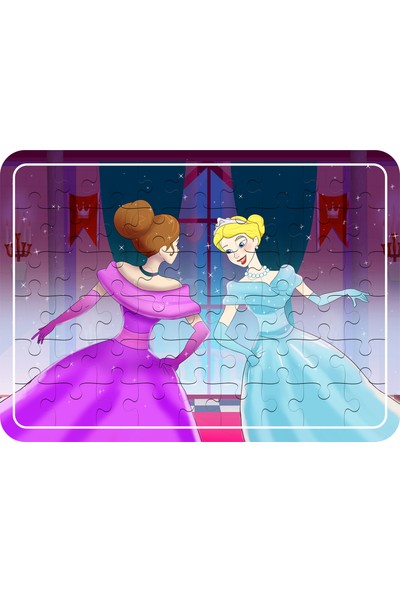 Dans Eden Prensesler 54 Parça Puzzle