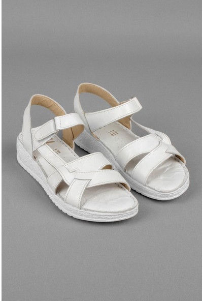 Hanoi Kadın Hakiki Deri Sandalet