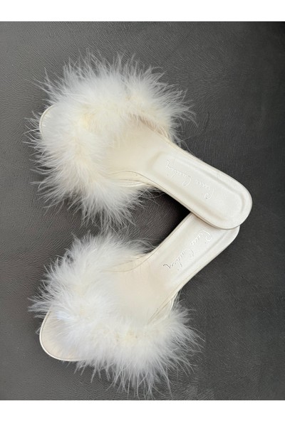 Ece Shoes Eceshoes Tam Tüylü Çeyiz Gelin Terliği Topuk Detaylı ( Ekru) Ece Shoes Eceshoes Tam Tüylü Çeyiz Gelin Terliği Topuk Detaylı ( Ekru)