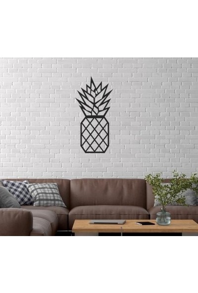 Duvar Dekor Süs Mdf Ahşap Ananas Desenli 13 x 27 Siyah Renk Duvar Dekor Süs Mdf Ahşap Ananas Desenli 13 x 27 Siyah Renk