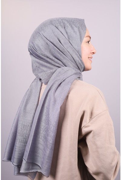 Bensu Düz Renk Monogram Şal Seri-01 Bensu Düz Renk Monogram Şal Seri-01
