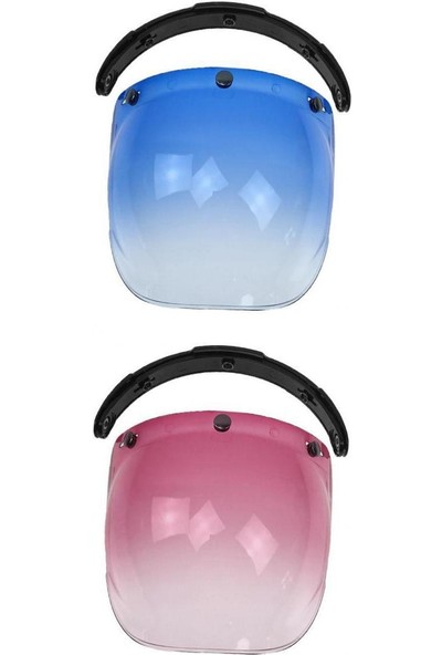 Lnshop 2 Motosiklet Kaskı Vizörü Kabarcık Kalkan 3- (Yurt Dışından)