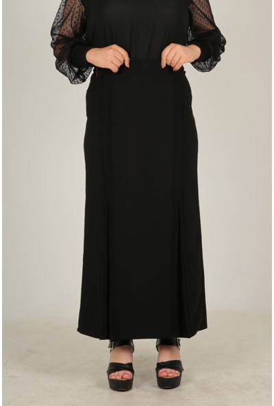 Yarım Kloş Cepli Etek