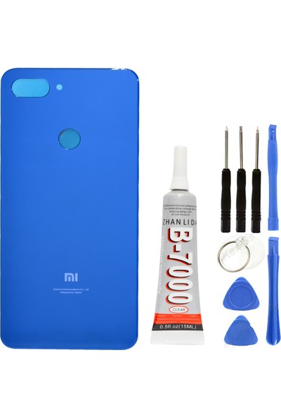 Ceyker GSM Xiaomi Mi 8 Lite Arka Cam Pil Kapağı Batarya Pil Kapağı + Yapıştırıcı B7000 15ML + Tamir Seti Ceyker GSM Xiaomi Mi 8 Lite Arka Cam Pil Kapağı Batarya Pil Kapağı + Yapıştırıcı B7000 15ML + Tamir Seti