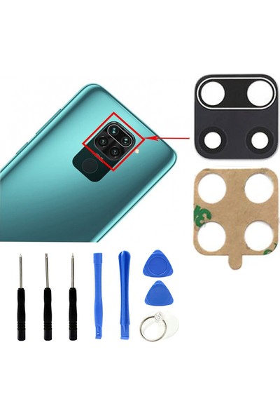 Ceyker GSM Xiaomi Redmi Note 9 Pro / Note 9s Arka Kamera Camı Lensi Yapıştırıcı Bant ve Tamir Seti 8 Parça Ceyker GSM Xiaomi Redmi Note 9 Pro / Note 9s Arka Kamera Camı Lensi Yapıştırıcı Bant ve Tamir Seti 8 Parça
