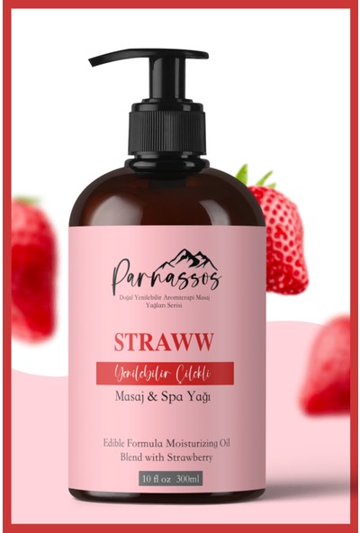 Parnassos 300ml Doğal Çilek Özlü 150ml White Sade Aromaterapi Masaj Yağı 2'Li Set Sabun Li Parnassos 300ml Doğal Çilek Özlü 150ml White Sade Aromaterapi Masaj Yağı 2'Li Set Sabun Li
