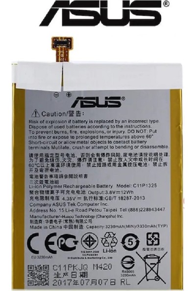 İksir Asus Zenfone 6 Batarya C11P1325 3330MAH İksir Asus Zenfone 6 Batarya C11P1325 3330MAH
