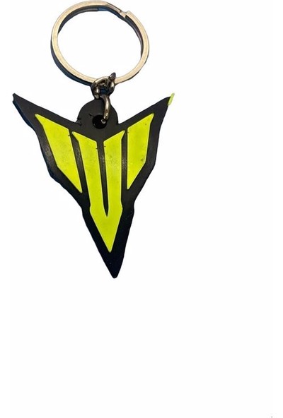 Gogomoto Universal Anahtarlık Silikon (Siyah-Sarı)