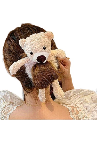 Adil Baba Peluş Ayıcık Toka Topuz Tokası 1 Adet Adil Baba Peluş Ayıcık Toka Topuz Tokası 1 Adet