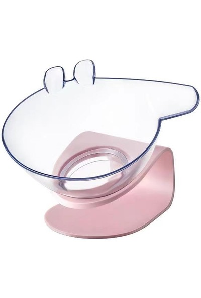 NZM Ticaret Mikopet Flex Kedi Mama Kabı-Pembe