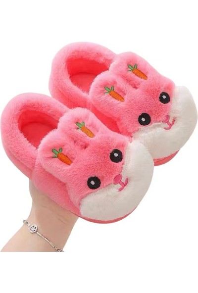 Qiruich Tavşan Şeklinde Peluş Çocuk Ev Terliği - Fuşya (Yurt Dışından) Qiruich Tavşan Şeklinde Peluş Çocuk Ev Terliği - Fuşya (Yurt Dışından)