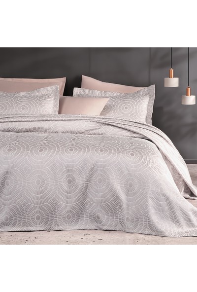 Yataş Bedding Çift Kişilik Heliks Yatak Örtüsü Seti Gül Kurusu