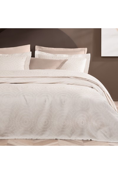 Yataş Bedding Çift Kişilik Heliks Yatak Örtüsü Seti Bej