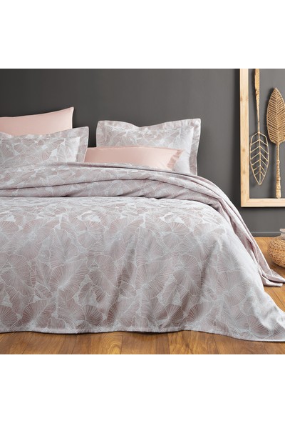 Yataş Bedding Çift Kişilik Leaf Yatak Örtüsü Seti Gül Kurusu Yataş Bedding Çift Kişilik Leaf Yatak Örtüsü Seti Gül Kurusu