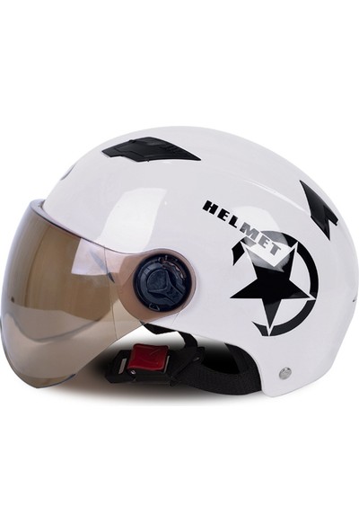 Gtr Unisex Motosiklet Elektrikli Araç Kaskı (Yurt Dışından)