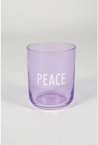 Rakle Motto Peace Sloganlı Bardak Mor 350 cc Rakle Motto Peace Sloganlı Bardak Mor 350 cc