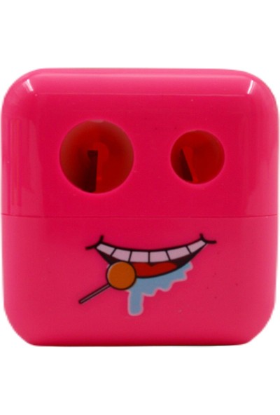 Adel Cubie Emoji Çift Hazneli Kalemtıraş