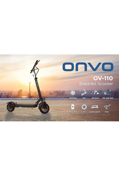 Onvo ONVO-110 Onvo 800 W Electric Scooter